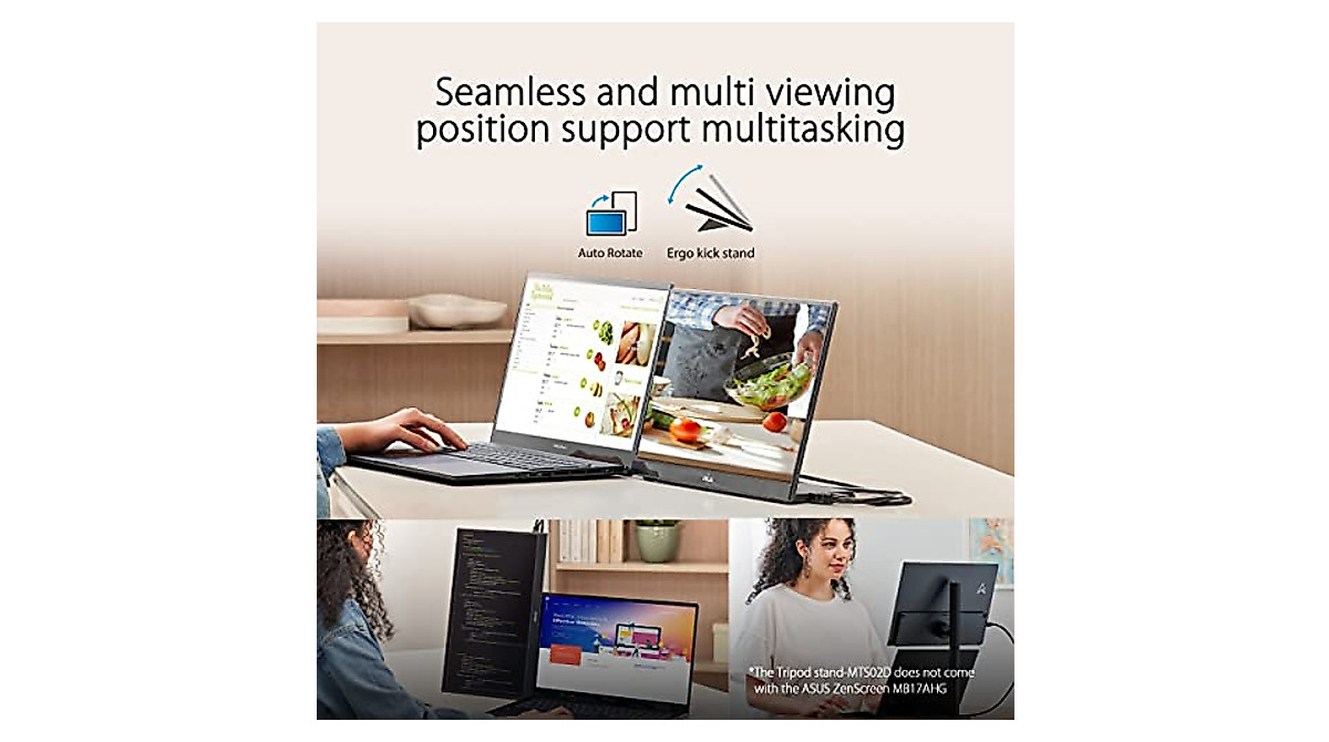 ASUS ZenScreen 17" Portable Monitor - Full HD 144Hz