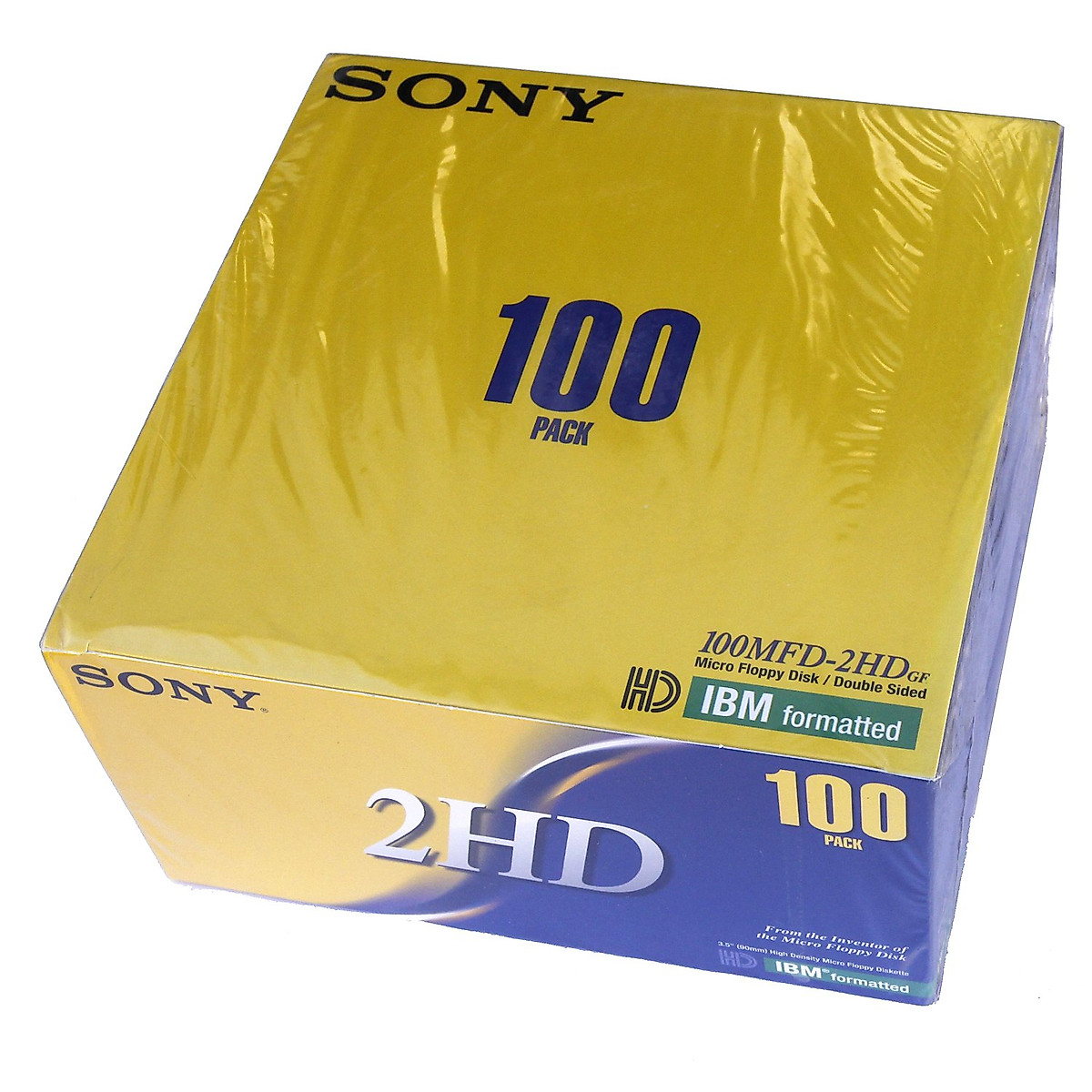 SONY 100 High-Density Floppy Disks PC
