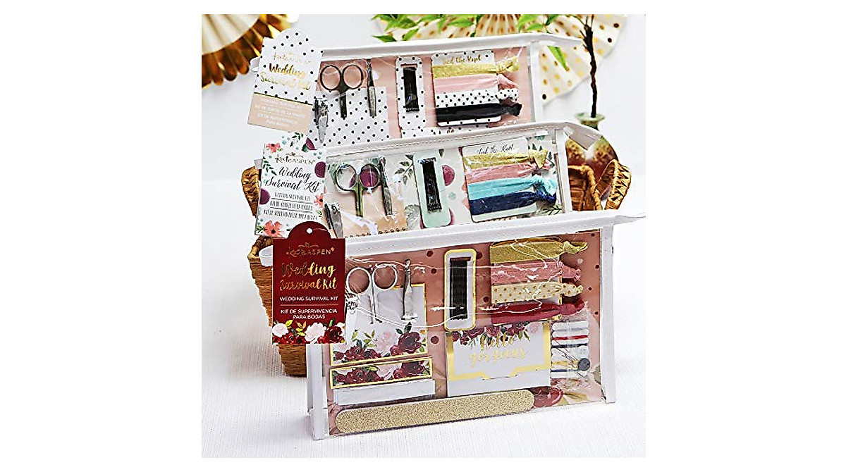 Kate Aspen Floral Wedding Day Emergency Kit for Brides & Bridesmaids