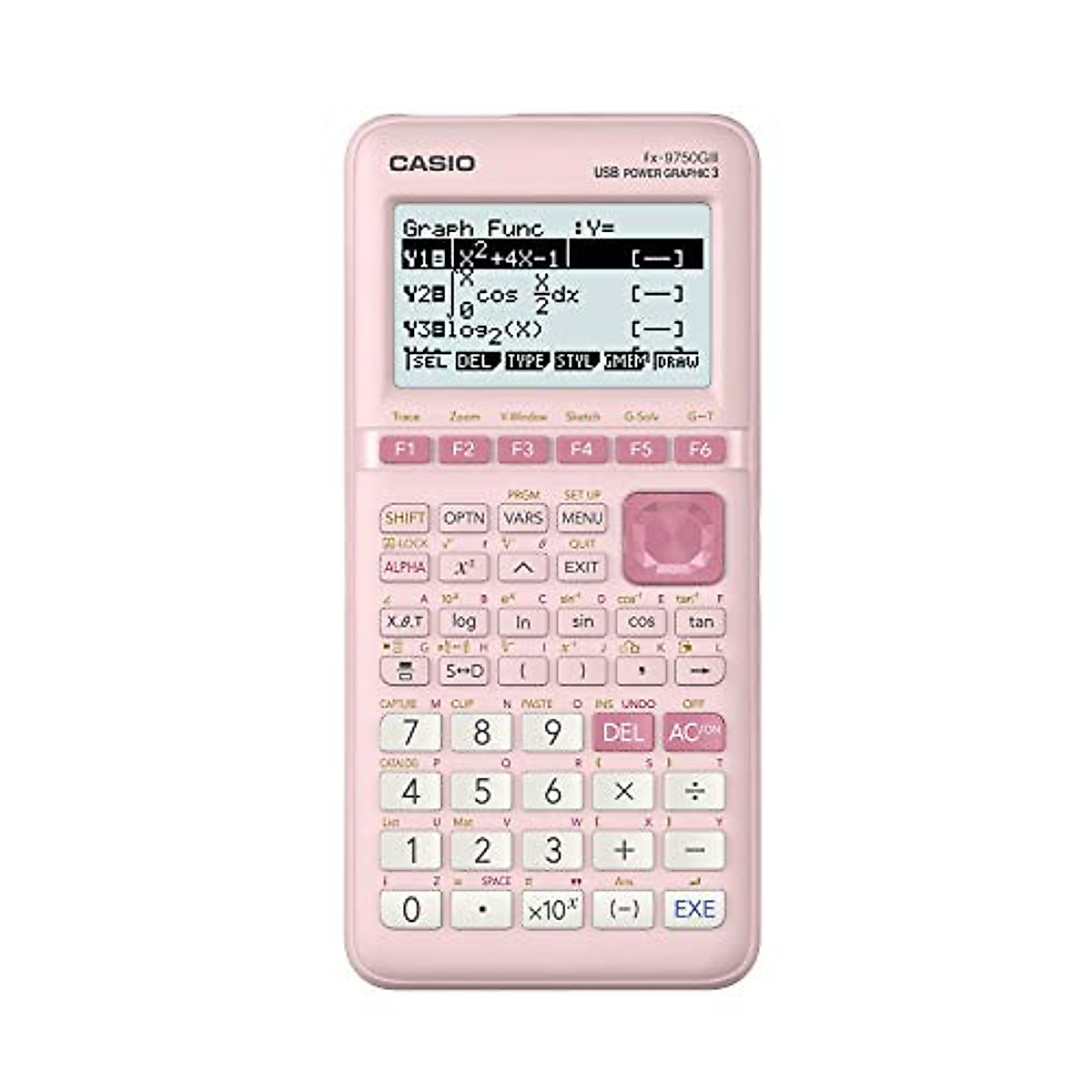 Casio fx-9750GIII, Standard Graphing Calculator, Python and Natural Text Book Display, Black