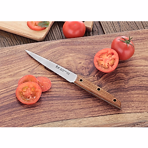 Cangshan W Series 60126 German Steel Serrated Utility Knife, 5-Inch