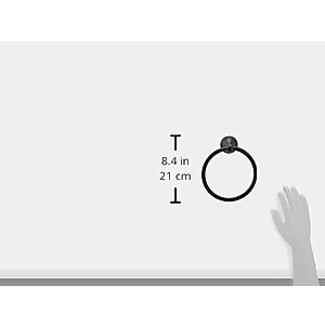 Amazon Basics 4-Piece Bathroom Set - Standard, Black