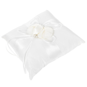 Totority Bridal Lace Ring Bearer Pillows- Elegant Wedding Ring Holder Pillow- Decorative Wedding Accessories and Supplies for Engagement and Wedding 20cm/79in