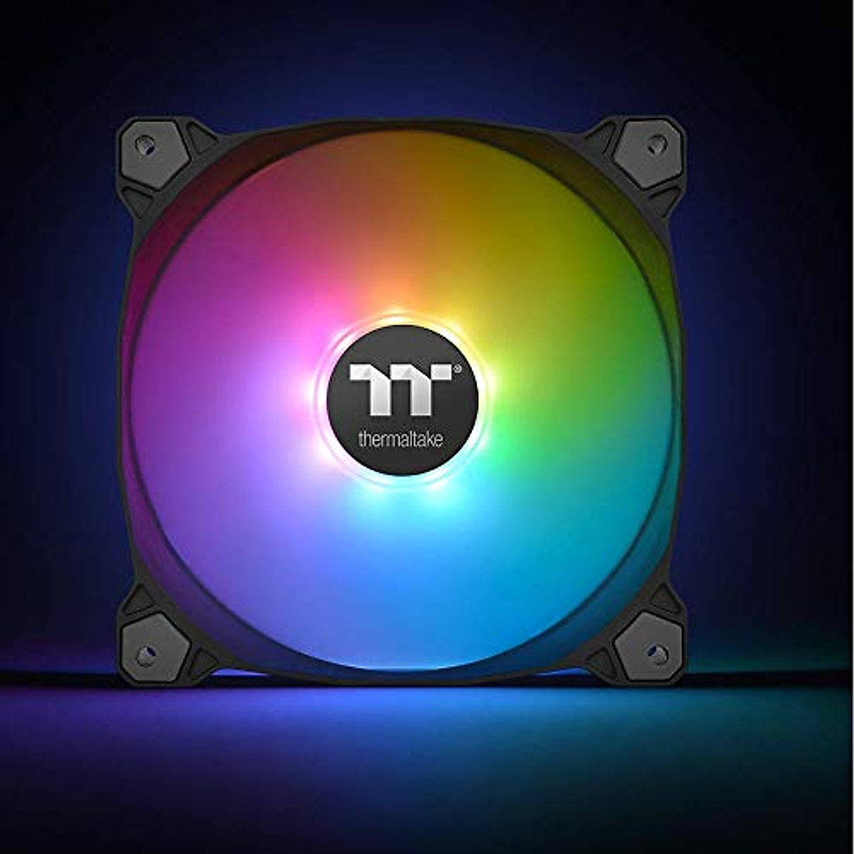 Thermaltake Pure Plus 12 RGB TT Premium Edition 120mm Software Enabled Circular 9 Controllable LEDs RGB PWM Case Radiator Fan 3Pack, TT RGB PLUS Software, AI Interactive Voice Control CL-F063-PL12SW-A