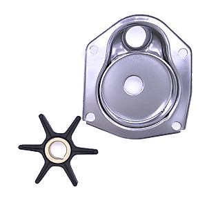 Boat Motor 821354A1 821354A2 3219 Water Pump Repair Kit with Housing 821351A3 for Mercury Quicksilver Force Mariner Outboard Engine 25HP 30HP 40HP 45HP 50HP, fit Sierra 18-4531