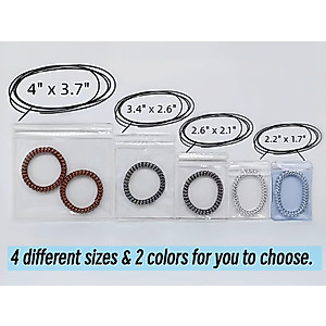 DYMSUP PVC Jewelry Bags Anti Tarnish Strips, 30 Pack Jewelry Zipper Storage Bag Clear Plastic Jewelry Bags for Jewelry Book Selling Packaging Silver Storage Bags Anti Tarnish (3.1"x 2.3")