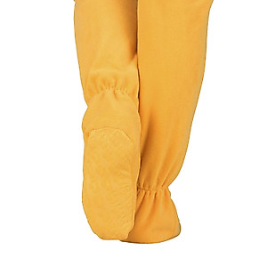 Footed Pajamas - Creamsicle Kids Hoodie Fleece One Piece - Kids - Medium (Fits 4'6-4'8")