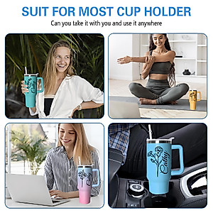 Personalized Gifts Custom Tumbler with Straw 40 Oz Customized Stainless Steel Insulated Travel Cup Add Name,Photo,or Logo,Custom Travel Coffee mug,Personalized Photo Gifts for Women Men
