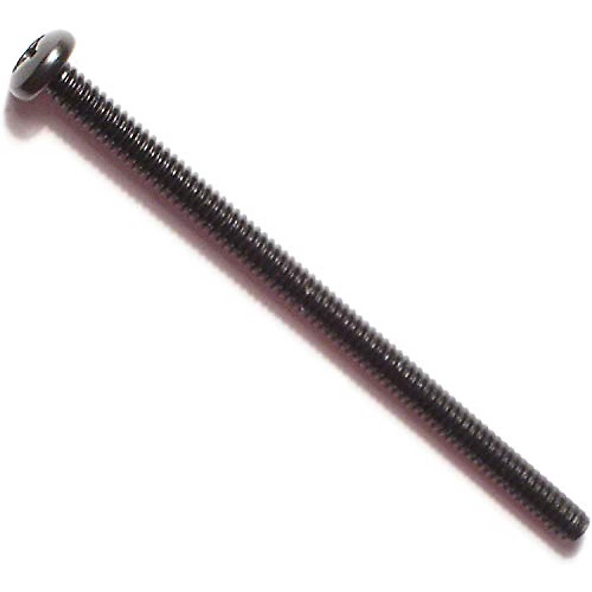 Hard-to-Find Fastener 014973174026 Phillips Pan Machine Screws, 6-32 x 2-1/2, Piece-15,Black