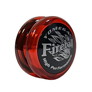 Yomega Fireball YoYo -HIGH Performance Responsive Transaxle Yoyo, Great for String Tricks for Advance Players to Perform Like Pros + Extra 2 yo yo Strings & 3 Month Warranty (Red/Black)