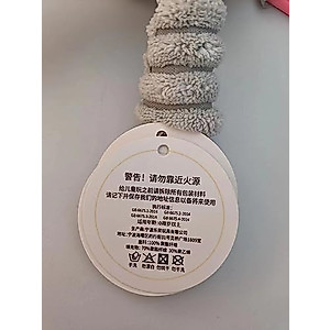 Apricot Lamb Gray Bunny Rabbit Character Teething Toy Soft Baby Rattle Stroller for Boys and Girls, Plush Stuffed Animal Rattle Toy Lovey for The Newborn, 0-3 Months, 0-6 Months and above, 8.5 Inches