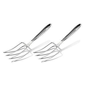 All-Clad T167 Stainless Steel Turkey Forks Set, 2-Piece, Silver -