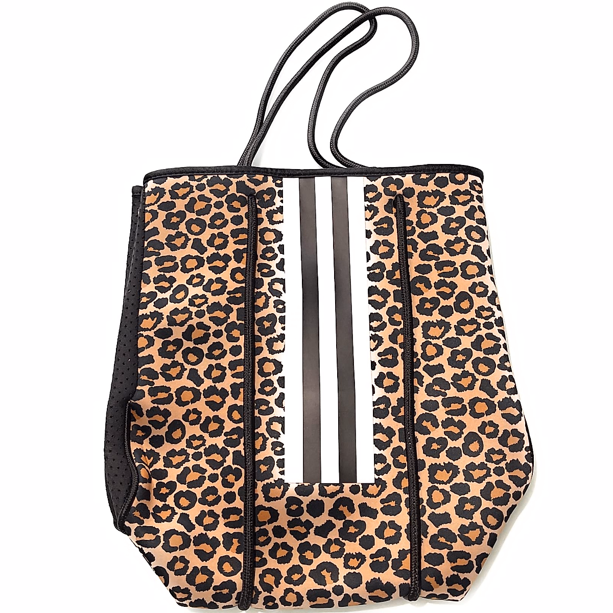 Neoprene Large Beach Bag Tote with Wristlet for Women