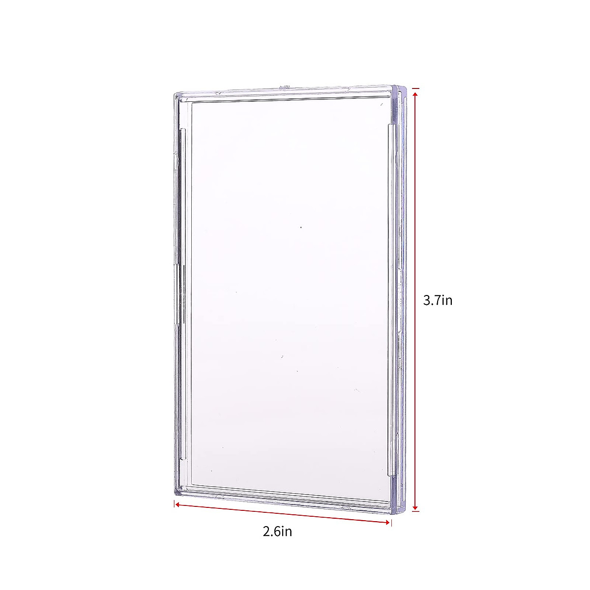 DITMOGF 20 Pcs Card Brick Hard Card Sleeves Trading Cards Sleeves Kit Hard Transparent 3.7x2.6x0.19 ZJ-ZHIJIA-020 card sleeve