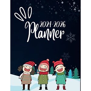 2024-2026 Monthly Planner: 3 Year Calendar Large Size 8.5x11 inches | 36 Months Jan 2024 - Dec 2026 with Federal Holidays | Monthly Design ( Calendar 2024-2026 for Purse)