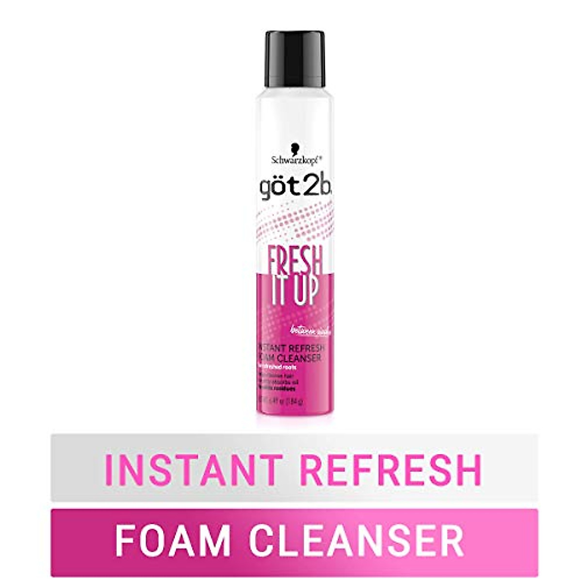 Got2b Fresh it Up Instant Refresh Foam Cleanser, 6.49 Ounce