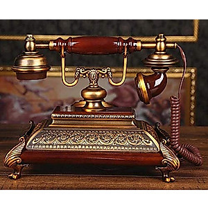 Telephone High-end Retro Telephone Home Office Business Landline Pure Hand-Built Fixed Telephone 280210230mm