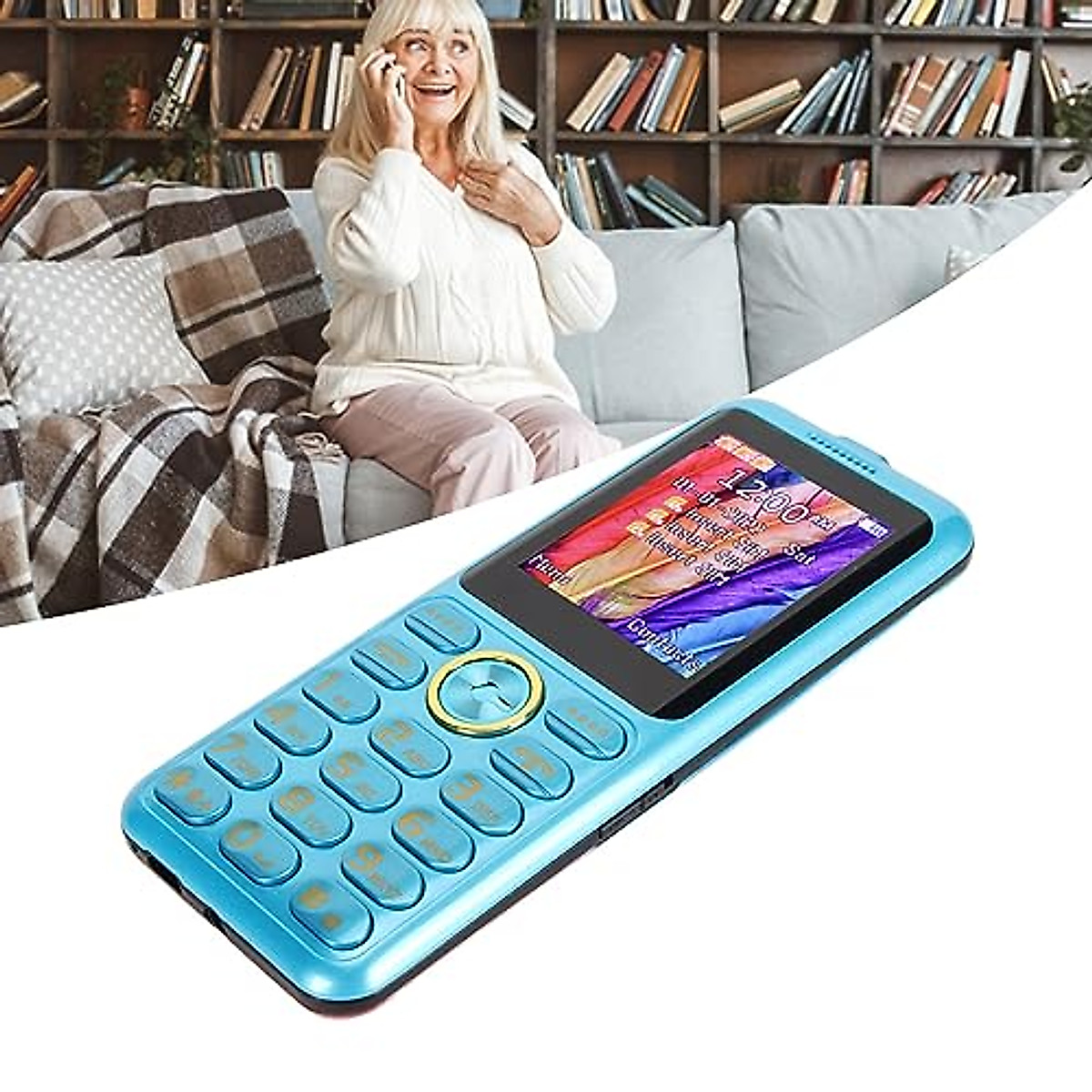 SHYEKYO 2G Phone, 2500mAh Battery Big Button Cellphone for Seniors for Gifts (US Plug)