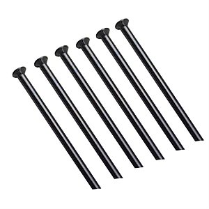 ZEWEZ 15 Gauge Diameter 1.8mm Bicycle Spokes Straight Pull 304 Stainless Steel Road Bike Spokes Cycling Wheel Parts MTB Spokes & Caps (Color : Length 252mm)