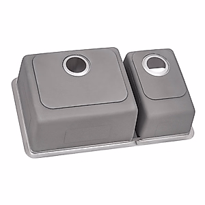 Ruvati 32-inch Undermount Kitchen Sink 30/70 Double Bowl 16 Gauge Stainless Steel - RVM5307