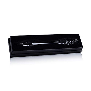 Glass Whiskey Water Dropper Thistle Top, Made in Scotland - Water Pipette for Scotch, Whiskey, Bourbon & Rye ideal Gift, Bar Accessory