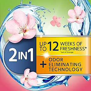 Purex Crystals in-wash Fragrance and Scent Booster, Cherry Blossom & Ginger, 21 Ounce (Pack of 4)