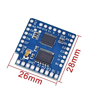 HIIGH 1Set Motor Shield D1 TB6612FNG I2C Dual Motor Driver Shield Driving Module with Serial Pot