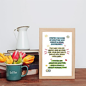 MQMRYeto Thank You Card For Doctor, Doctor Appreciation Card,Thank You Medical Gift Card, Doctor Birthday Card, Doctor Farewell Leaving Retirement Card