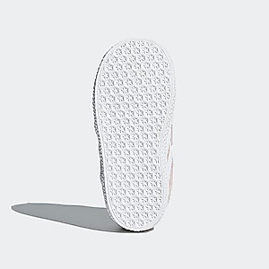 adidas Originals Unisex-Baby Gazelle Running Shoe, Icey Pink/White/White, 7Toddler