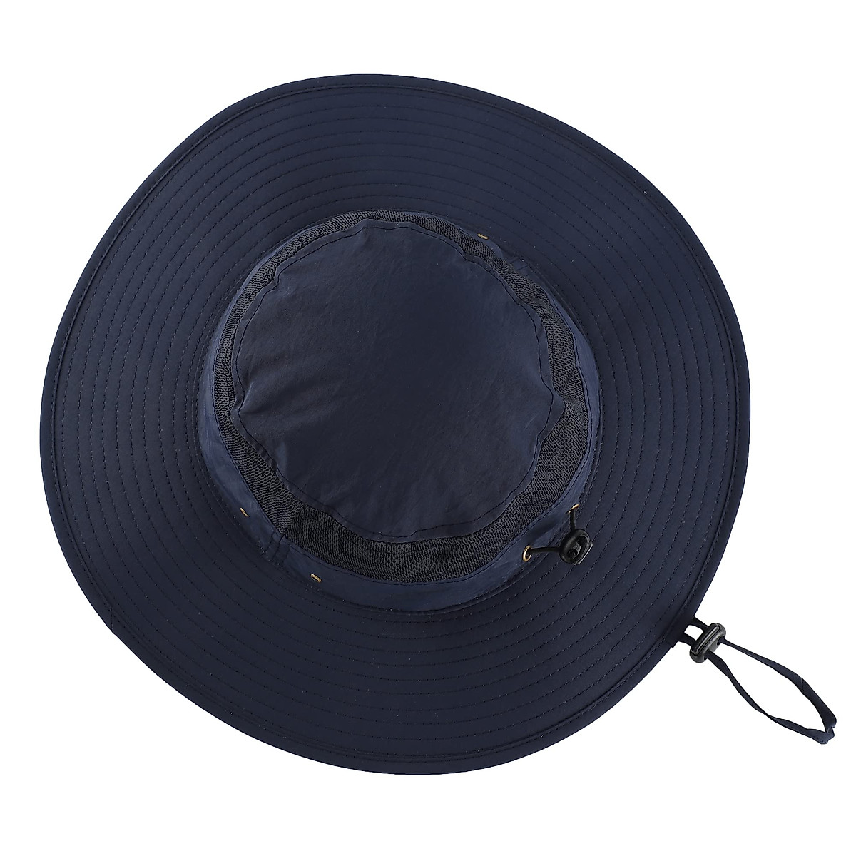 Home Prefer Mens Sun Hat Wide Brim Bucket Hat UPF 50+ Sun Protection Hat for Outdoor Fishing Hunting Camping Beach Safari Hat Navy Blue