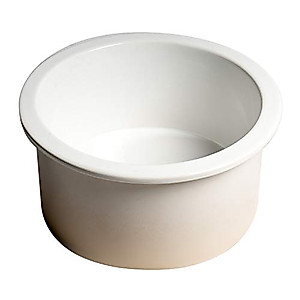 ALFI brand ABF1818R-W Kitchen Sink, White