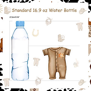 Fangleland 3Pcs Western Cowboy Baby Shower Garland Banner Decorations for Boy - Little Cowboy West Countryside Theme Banner, Gender Reveal Pregnancy Celebration Hanging Decors Party Supplies