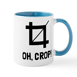 CafePress Oh Crop! Mug Ceramic Coffee Mug, Tea Cup 11 oz