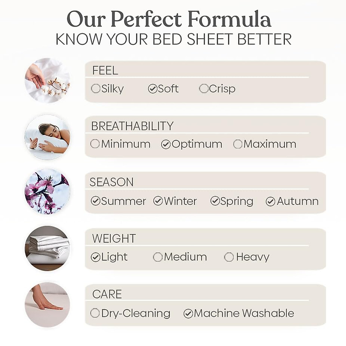 Queen Size White Color Flat and Fitted Sheet Set of 4 | Haus and Kinder 400 TC Hotel Luxury Breathable Bedding Sheets | 100% Long Staple Cotton, Sateen Weave Bed Sheets (Queen, White)