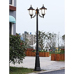 Enlylyog Fashion Retro Modern Home Villa Garden Lamp, Lawn Lamp, Street Lamp, Outdoor Lamp, Outdoor Lamp,European Garden Lamp,High Pole Street Lamp