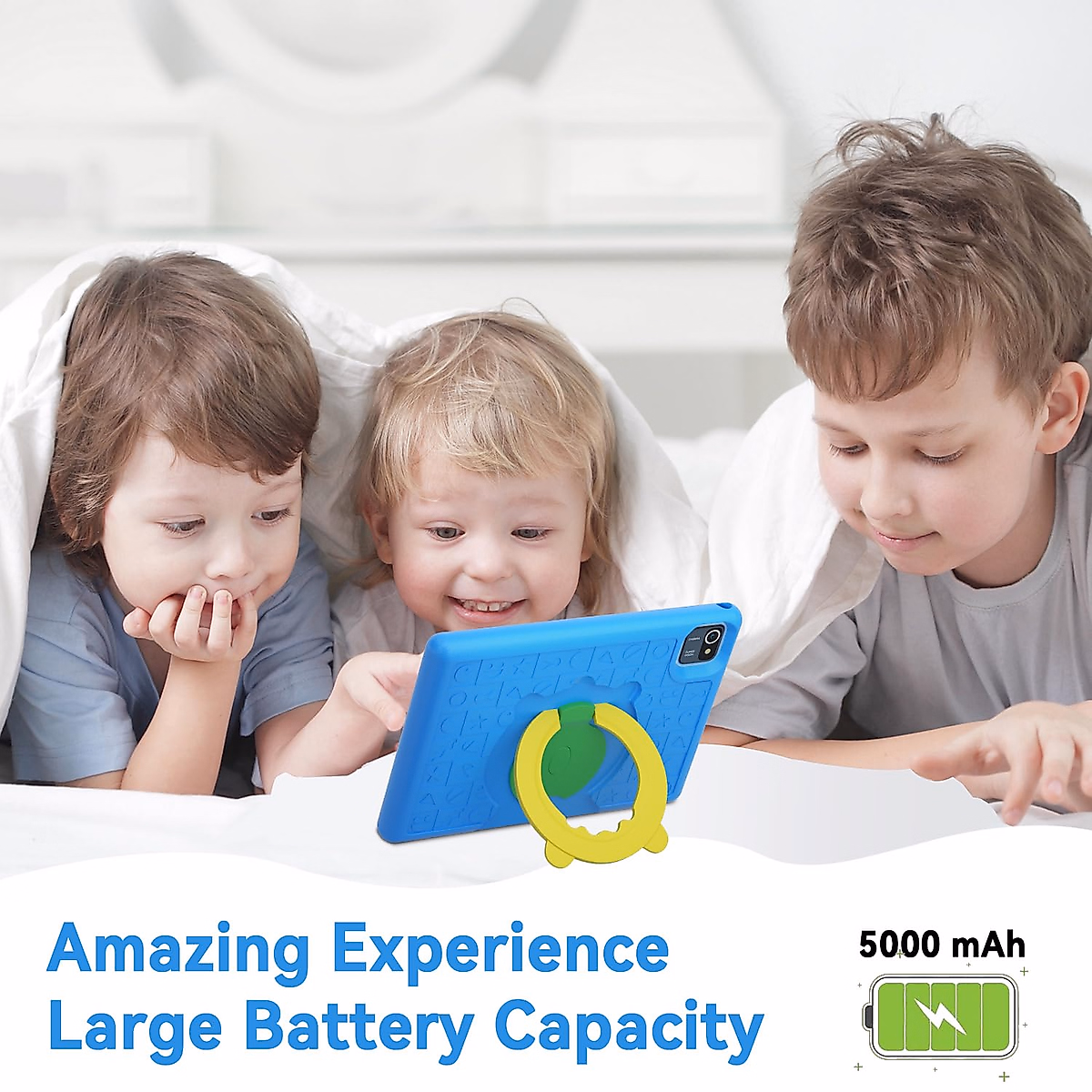 Tablet for Kids 10" Android 12 Kids Tablet with 2GB RAM, 32 GB ROM, Dual Camera, Bluetooth, 5000mAh Battery