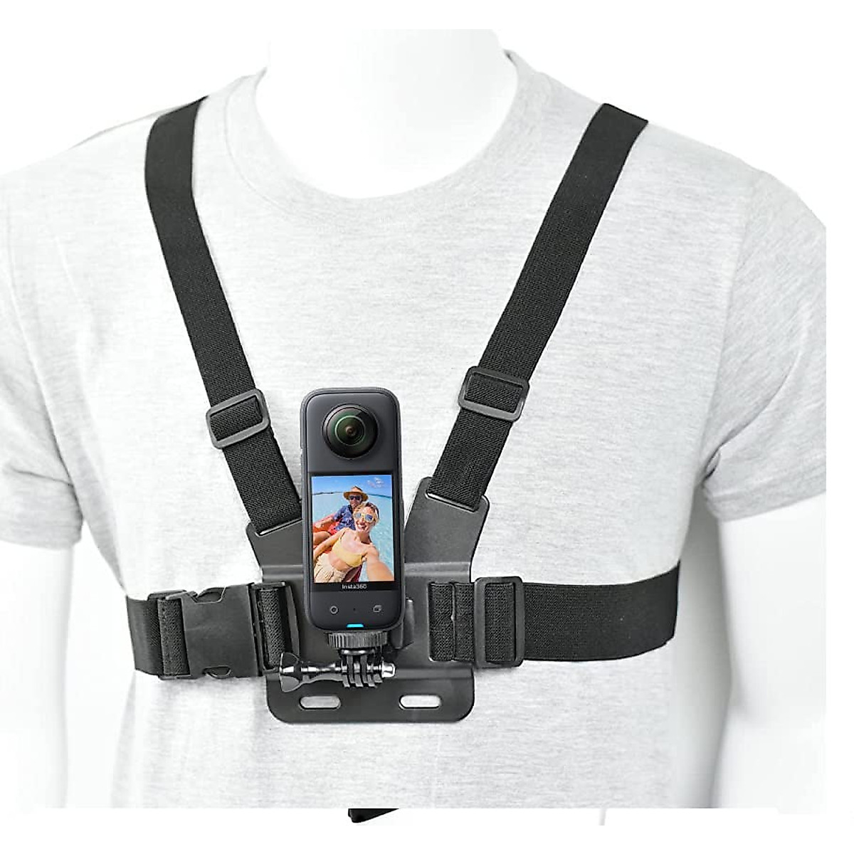 vgsion Camera Accessory Kit Chest Mount Wrist Strap Backpack Clip Mount for Insta360 One X3/ One X2/ Insta360 One RS/ Go2 Compatible with GoPro Hero 11/ Hero 9/ Hero 8/ Hero 7