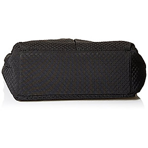 Vera Bradley Women's Microfiber Ultimate Baby Diaper Bag, Classic Black, One Size