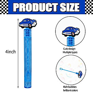 24 Piece Cars Bubble Wand for Kids(8 Style),Cute Lightning MCqueen Bubble Wand Great for Cars Theme Birthday Party Supplies Birthday Wedding Bath Time Gifts for Boys Girls…