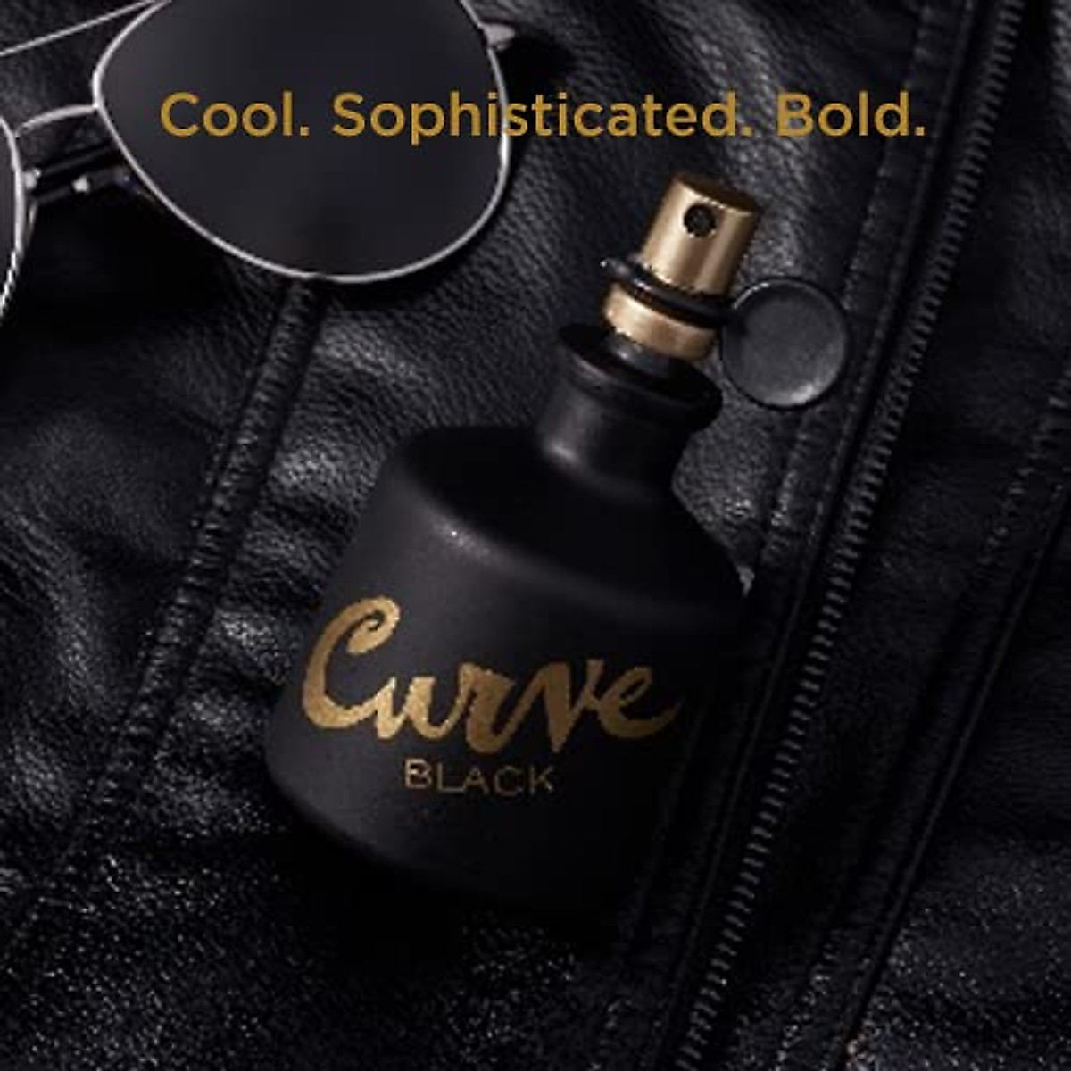 Men's Cologne Fragrance Spray by Curve, Casual Cool Day or Night Scent, Curve Black, 4.2 Fl Oz