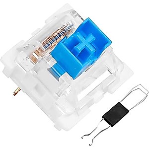 XuanGui OUTEMU (Gaote) Blue Switches, 3 Pin Keyboard Dustproof Switches DIY Replaceable Cherry MX Equivalent Keyswitch, Tactile & Clicky Switches for Mechanical Gaming Keyboard,60 Pack