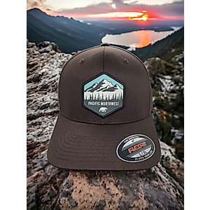 Pacific Northwest Flexfit HAT (Brown, L/XL)