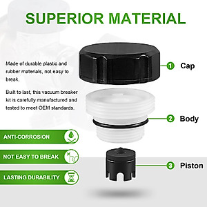Replaces for VACVBKX1B Vacuum Breaker Replacement Kit for Traditional Anti-Siphon Frost-Free Sillcock Valves