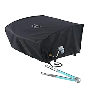 22" Frying Pan Cover Covered Version - Heavy Duty Waterproof 600D Polyester Canvas Tabletop Frying pan lid, Grill Cover ，Designed for Blackstone