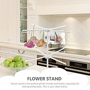 PRETYZOOM 2pcs Drying Rack Decor Foldable Clothing Rack Fresh Pasta Dryer Flower Dryer Stand Flower Drying Holder Fondant Flower Dry Rack Collapsible Flower Stand Tool Flowers Air