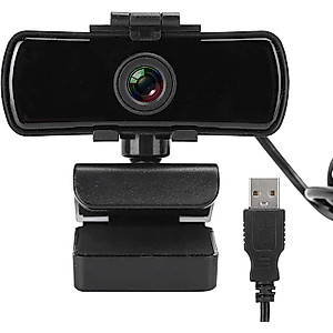Wisoqu 1080P Business Webcam with Noise Cancelling Microphone, 3.26mm Focal Length 110° Wide Angle Lens HDMI USB PTZ Camera for Video Calls Conference, for Win7/Win8/Win10, for iOS OS/Vista/Linux