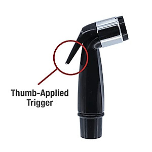 Danco 10345 9D000 Faucet Side Spray Head, Black