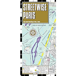Streetwise Paris Map - Laminated City Center Street Map of Paris, France (Michelin Streetwise Maps)