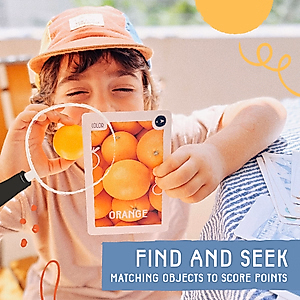Find and Seek Scavenger Hunt Game Kids Ages 4-8 from Magma Games - Outdoor Activities for Kids Ages 4-8 - Card Based Camping Games - Charades for Kids Activities for Kids - Nature Seek & Find It Game