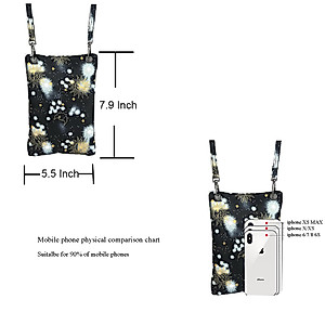 PAPAZAU Crossbody Phone Bag Purse RFID Blocking Passport Travel Neck Wallet for Women